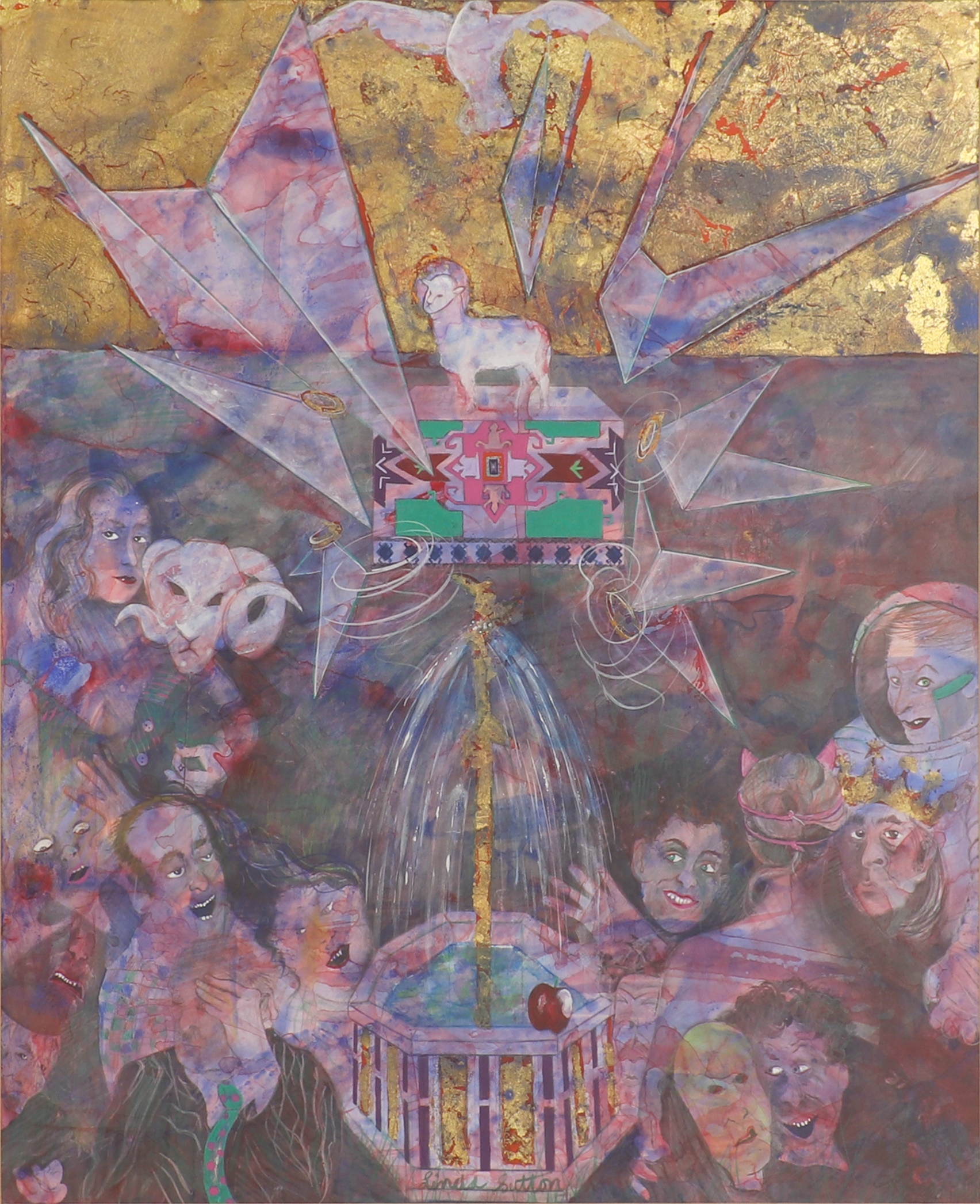 Linda Sutton | Mystic lamb multicoloured | MutualArt