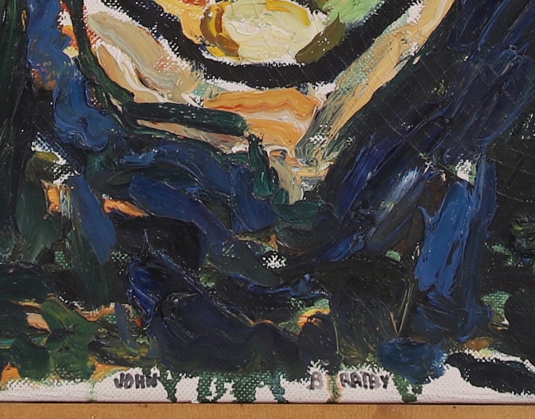 John Randall Bratby | Portrait of Steven Berkoff early 1970s (1928 ...