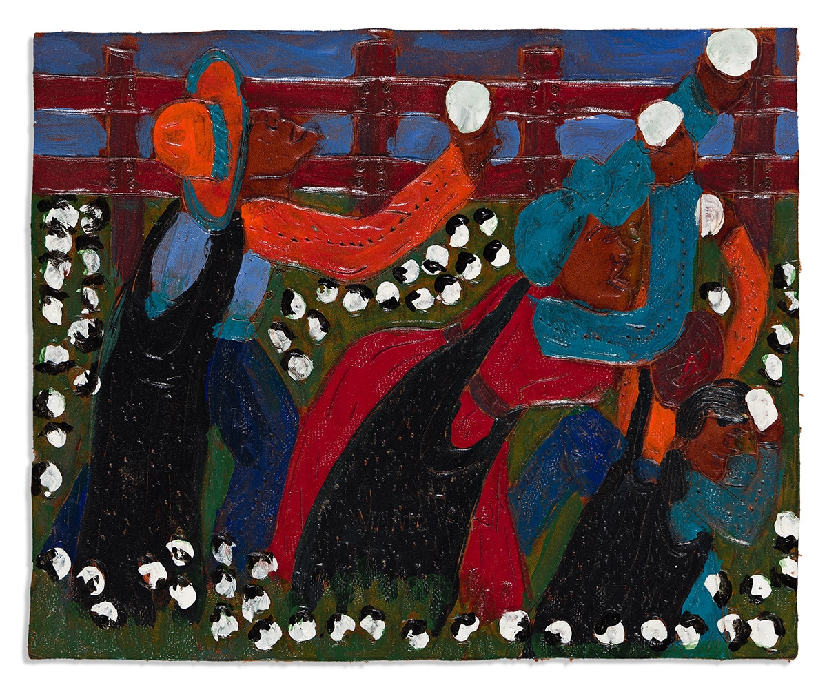 Winfred Rembert | Picking Cotton 7 (Circa 2013) | MutualArt