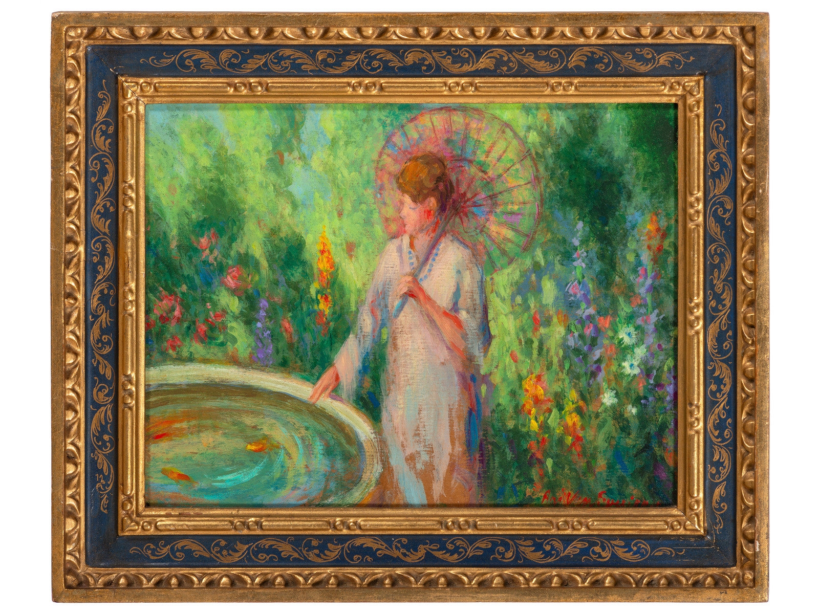 Ron van Sweringen | Two Works: Garden Scenes | MutualArt