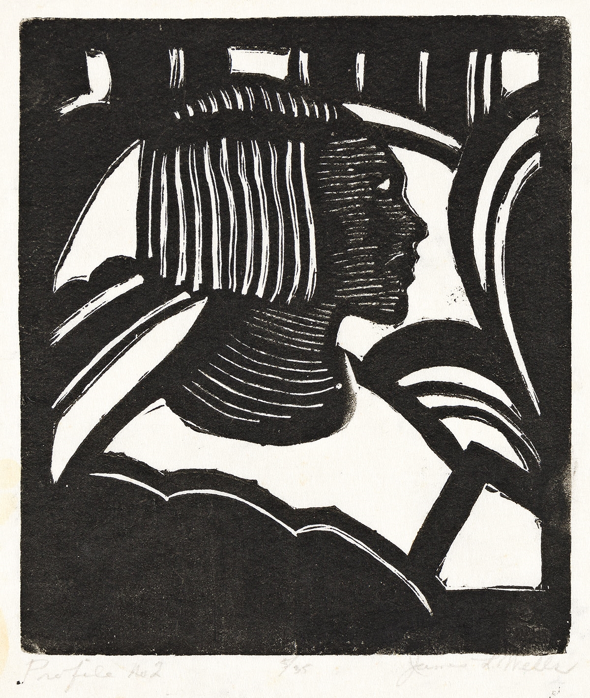 James Lesesne Wells | Profile No. 2 (1929) | MutualArt