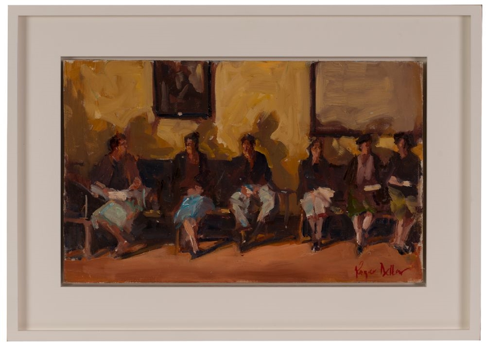 Roger Dellar | THE WAITING ROOM | MutualArt