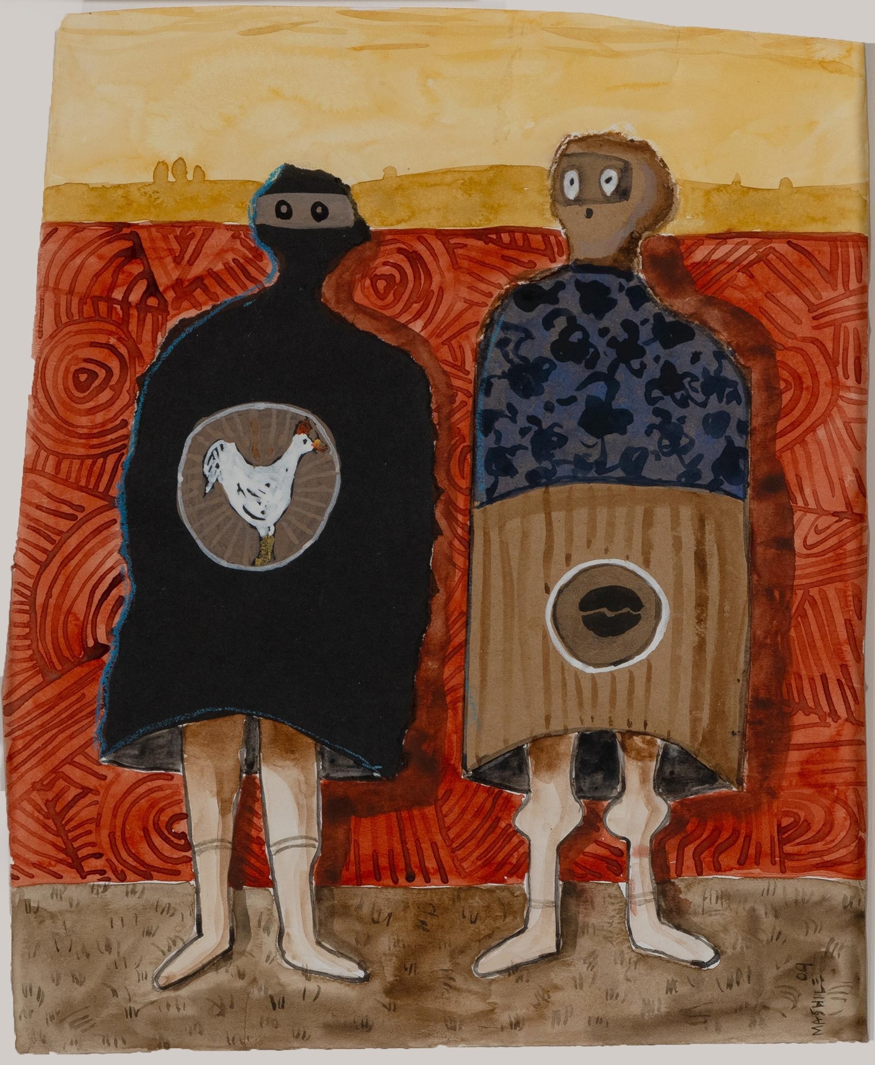Colbert Mashile | THE WITCH SMELLER; TWO FIGURES; FIGURE IN A GRAVEYARD ...