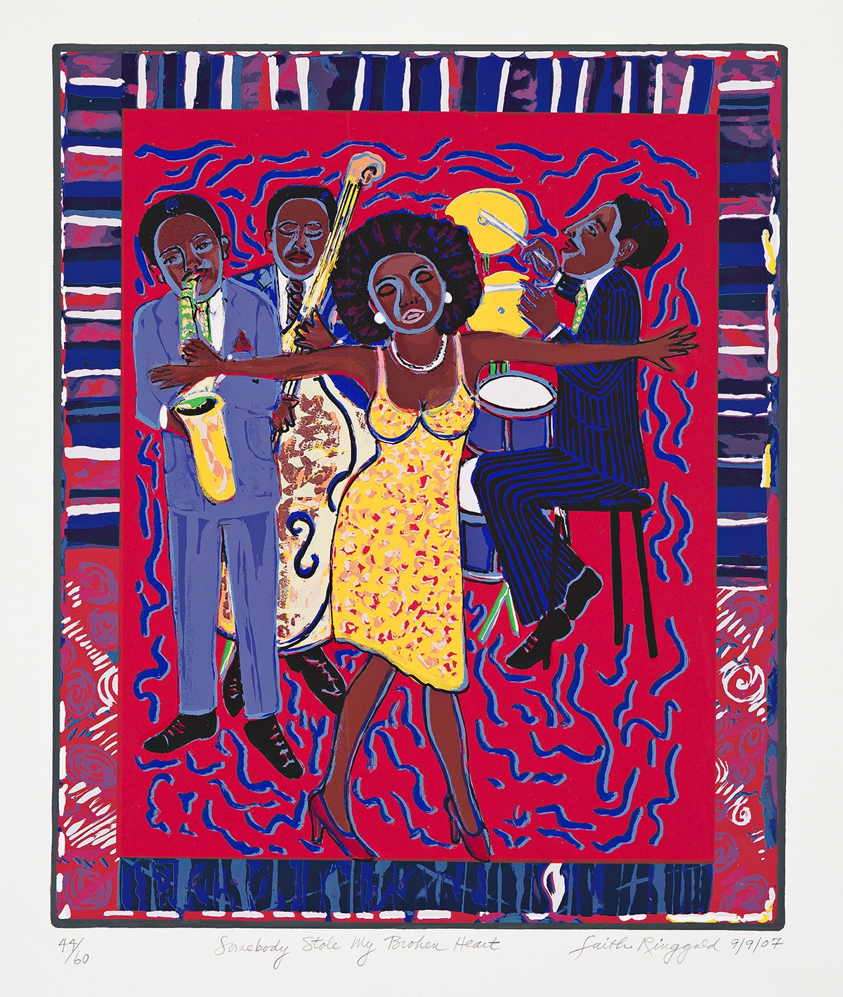Faith Ringgold | Somebody Stole My Broken Heart (2007) | MutualArt