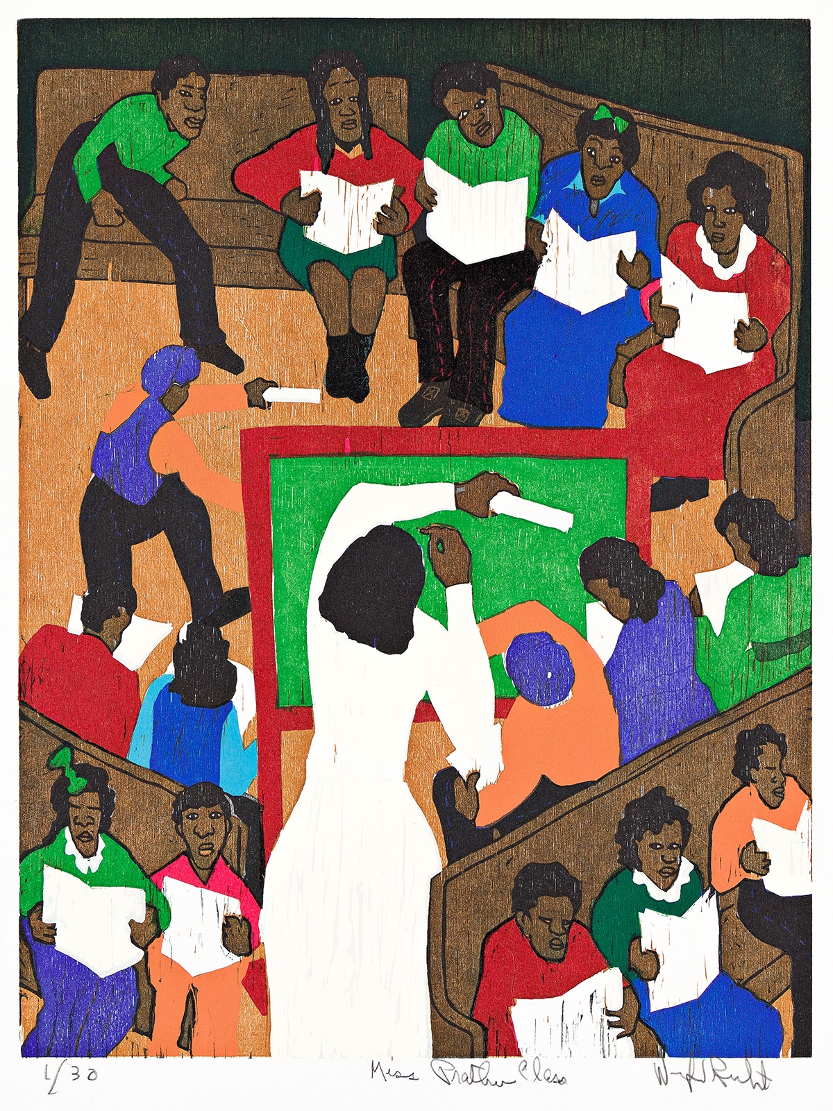 Winfred Rembert | Ms. Prather's Class. (2014) | MutualArt