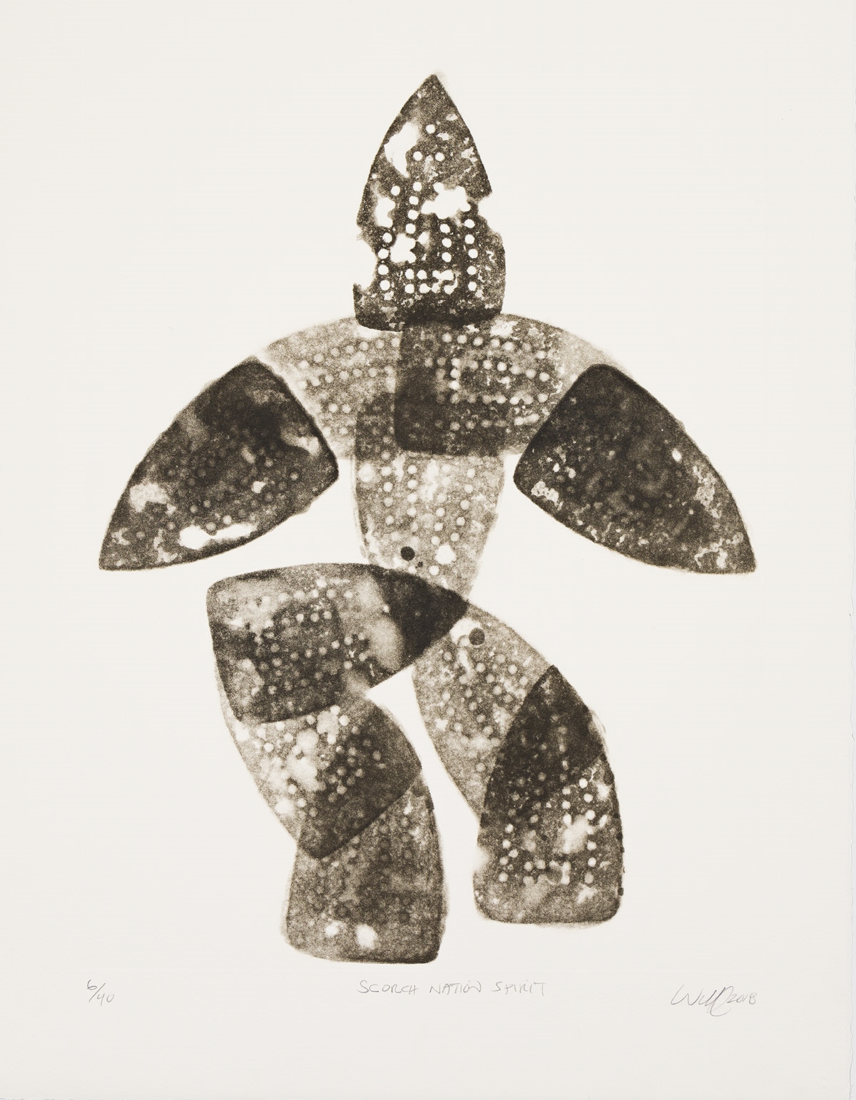 Willie Cole | Scorch Nation Spirit (2018) | MutualArt