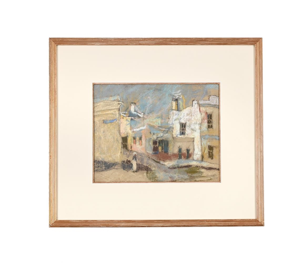 Gregoire Johannes Boonzaier | OLD CAPE TOWN STREET SCENE (1943) | MutualArt