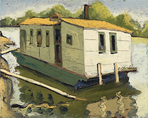 Claude Clark | House Boat (1957) | MutualArt