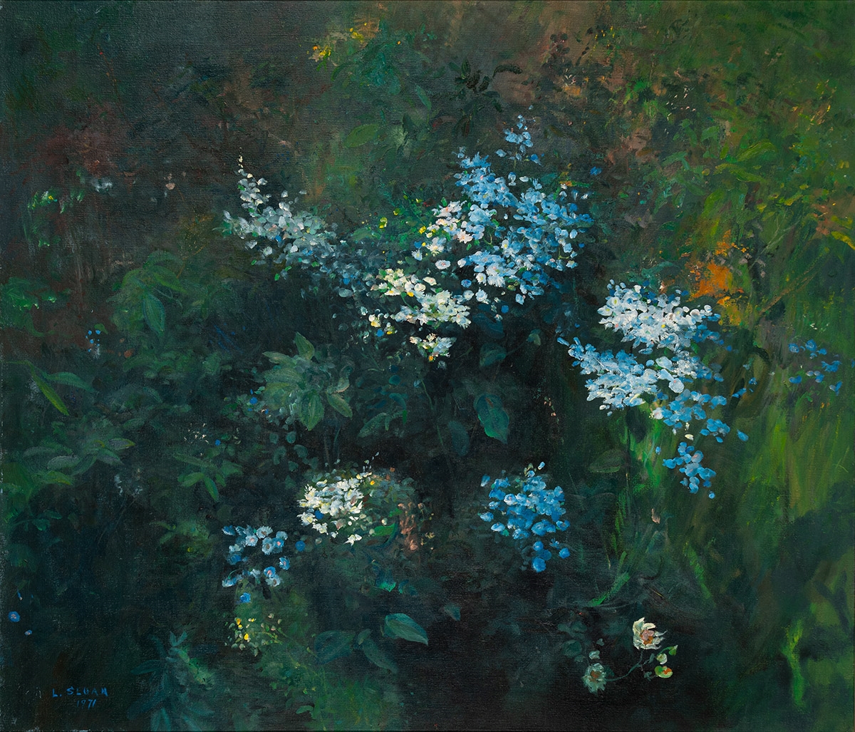Louis B. Sloan | Blue Wild Flower (1971) | MutualArt