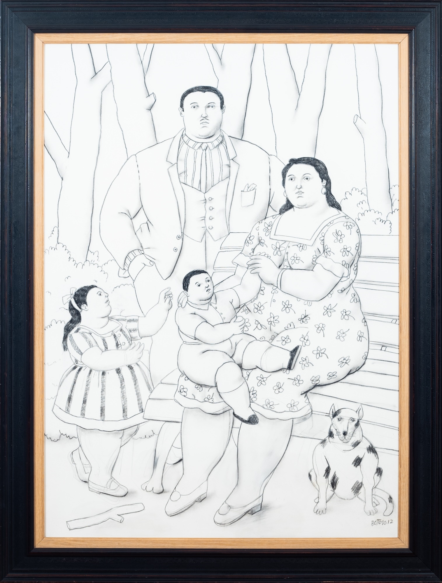 Fernando Botero | A Family | MutualArt