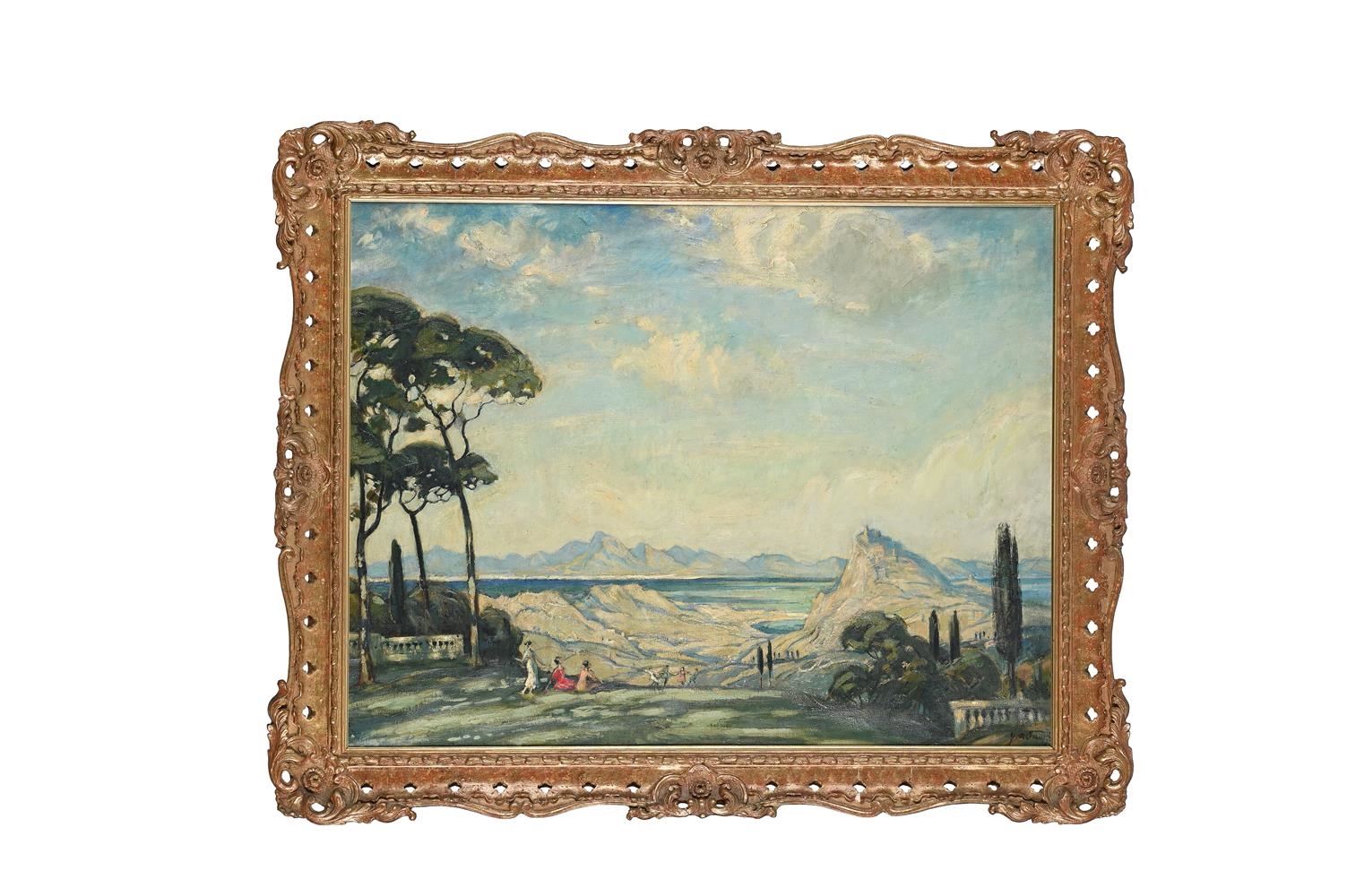 Joseph Alfred Terry | ARCADIAN LANDSCAPE WITH FIGURES DANCING | MutualArt