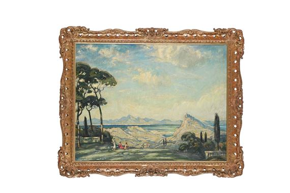 Joseph Alfred Terry | ARCADIAN LANDSCAPE WITH FIGURES DANCING | MutualArt