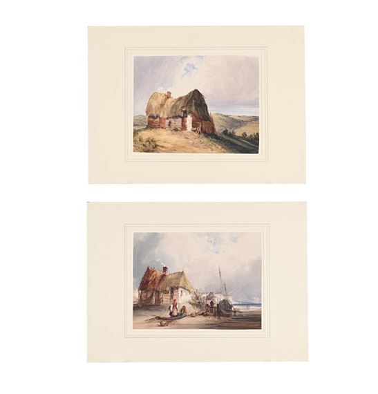 William Callow | A SHEPHERD'S HUT IN A NORMANDY LANDSCAPE (2) | MutualArt