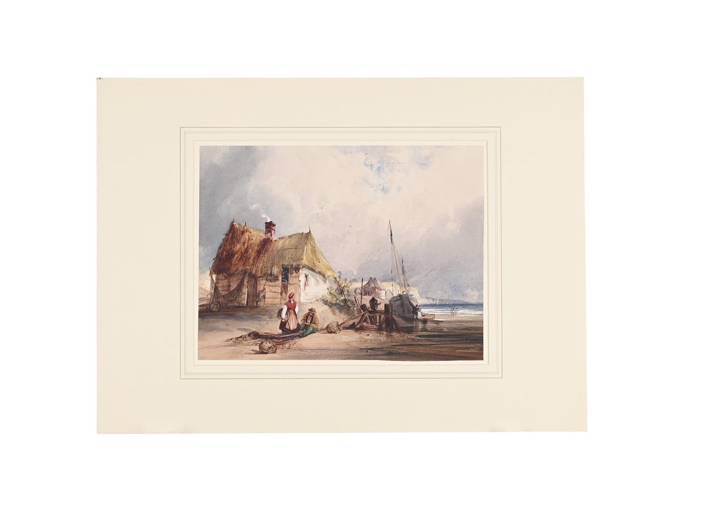 William Callow | A SHEPHERD'S HUT IN A NORMANDY LANDSCAPE (2) | MutualArt