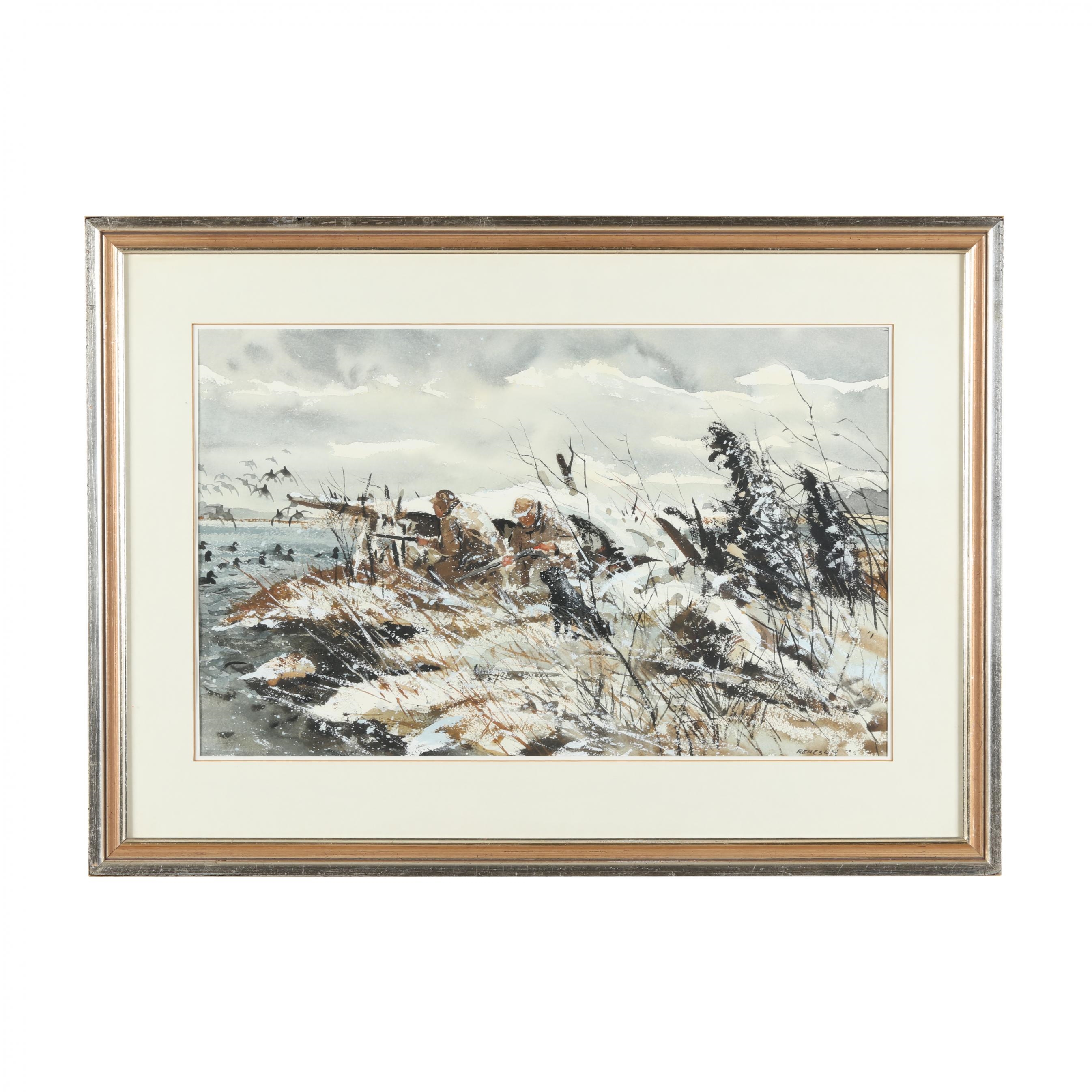 Chet Reneson | December Duck Hunting (1975) | MutualArt