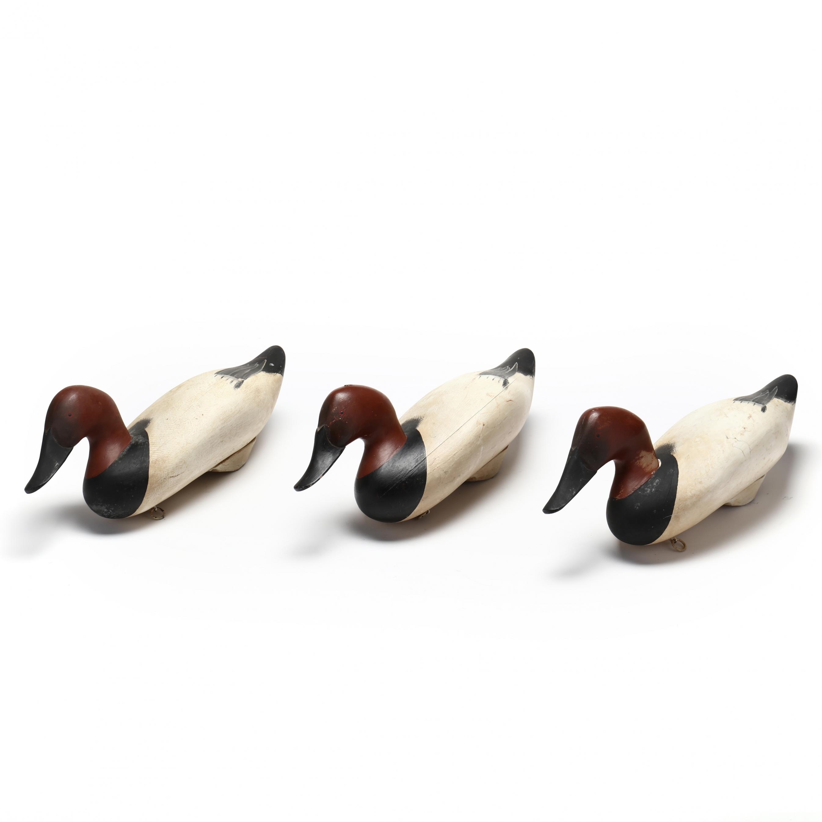 Jim Pierce | Three Canvasbacks | MutualArt