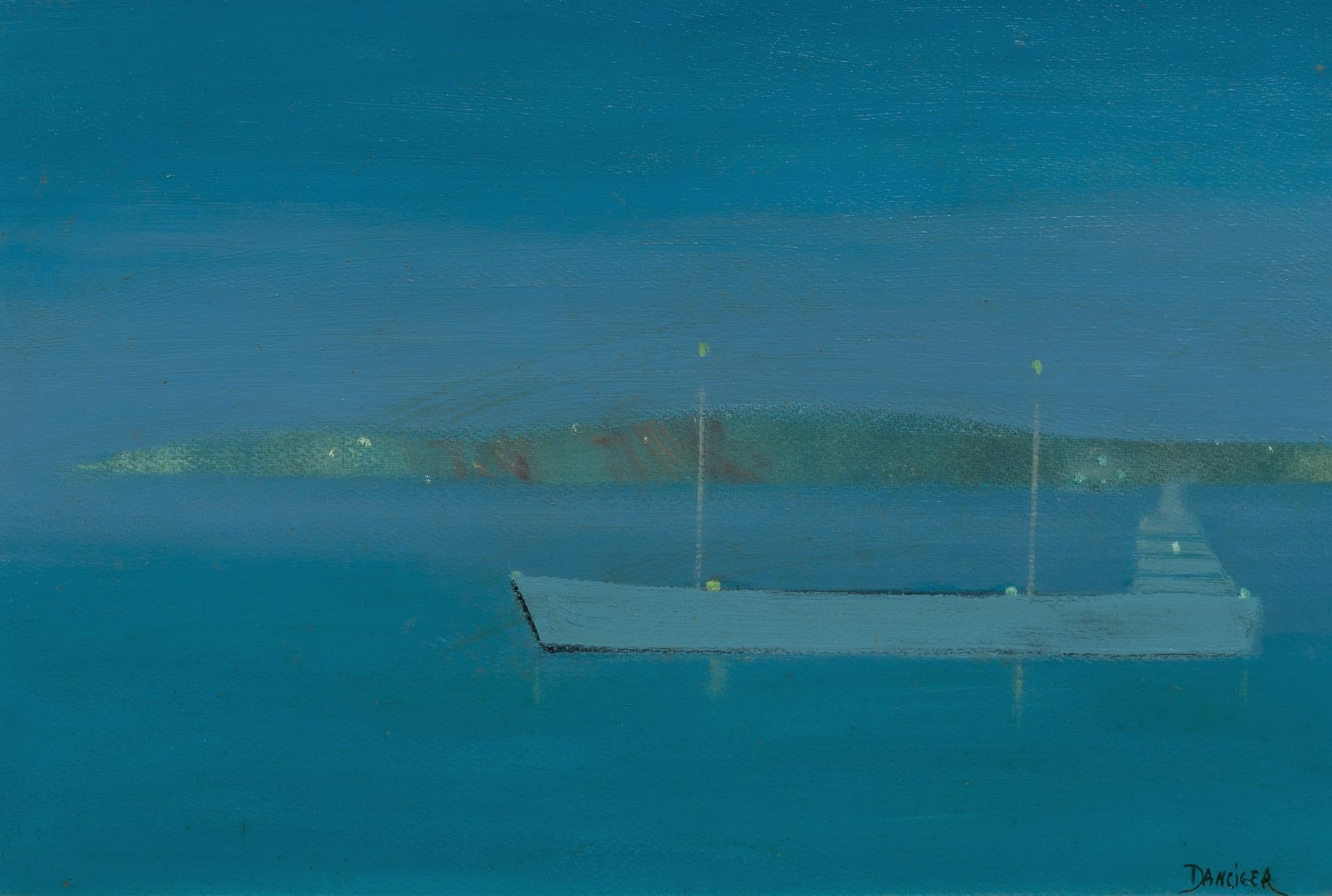 Alice Danciger | Tanker Departing Harbour | MutualArt
