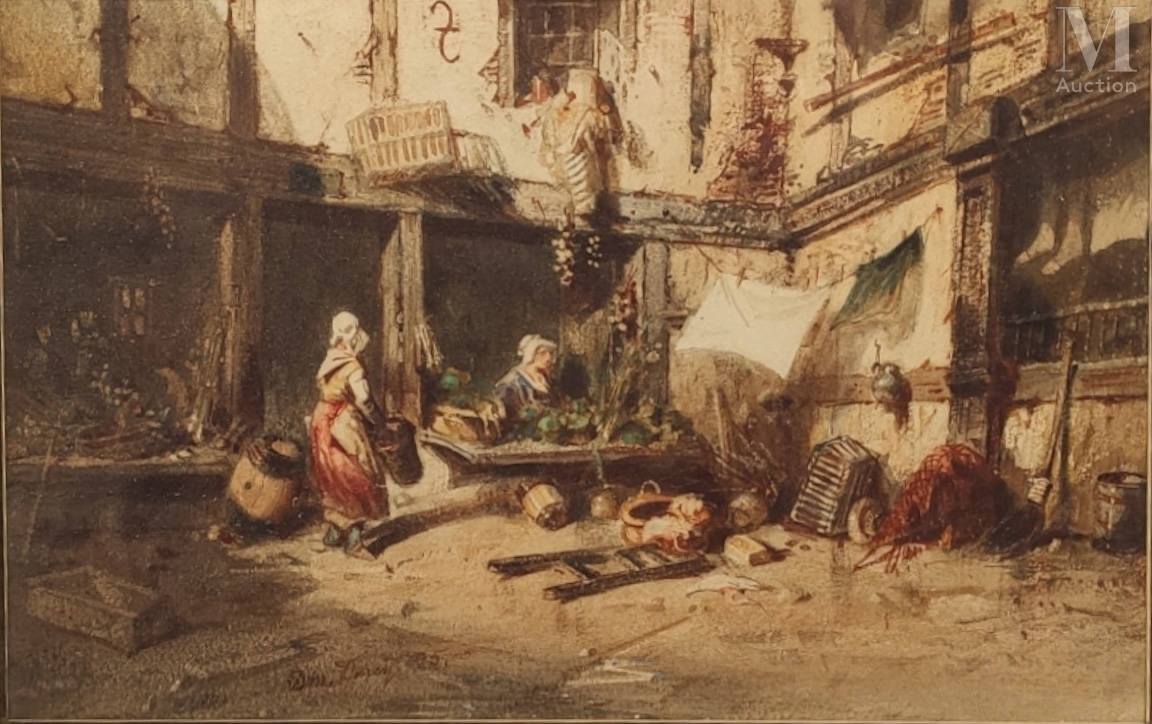 Alexis Auguste Darcy-Dumoulin | Scènes paysannes | MutualArt