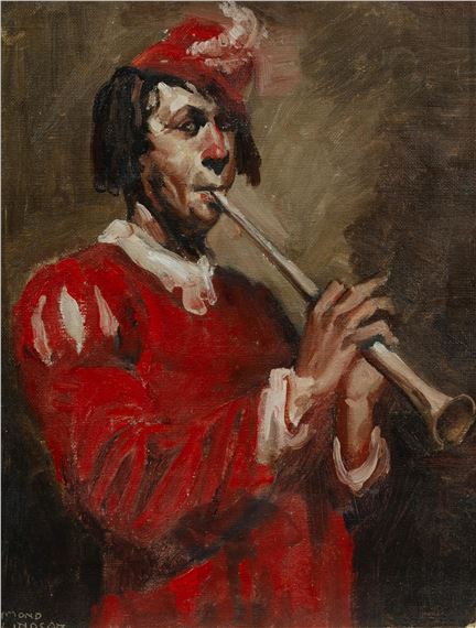 Raymond Lindsay | Circus Performer Playing Musical Instrument | MutualArt