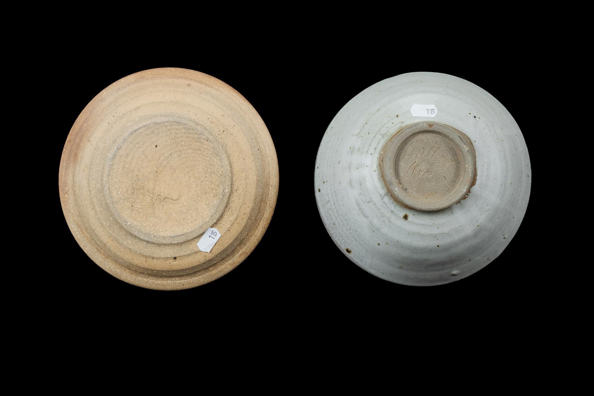 Milton Moon | Stoneware Bowl and Plate | MutualArt