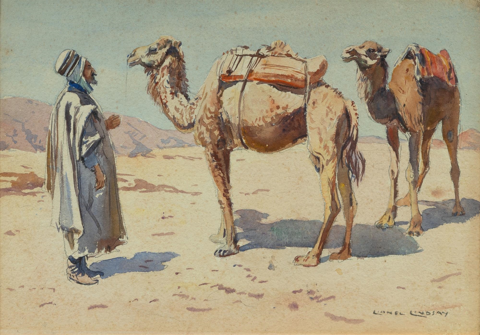 Lionel Lindsay | The Cameleer | MutualArt