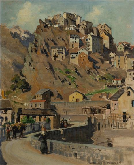 Dora Wilson | European Mountain Town | MutualArt