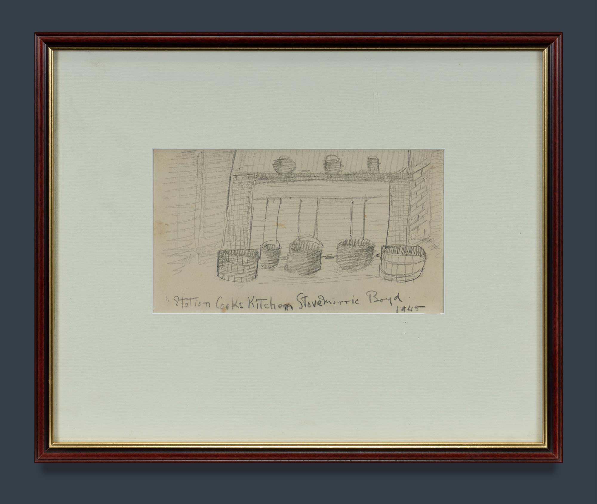 William Merric Boyd | 'Station Cooks Kitchen Stove (1945) | MutualArt