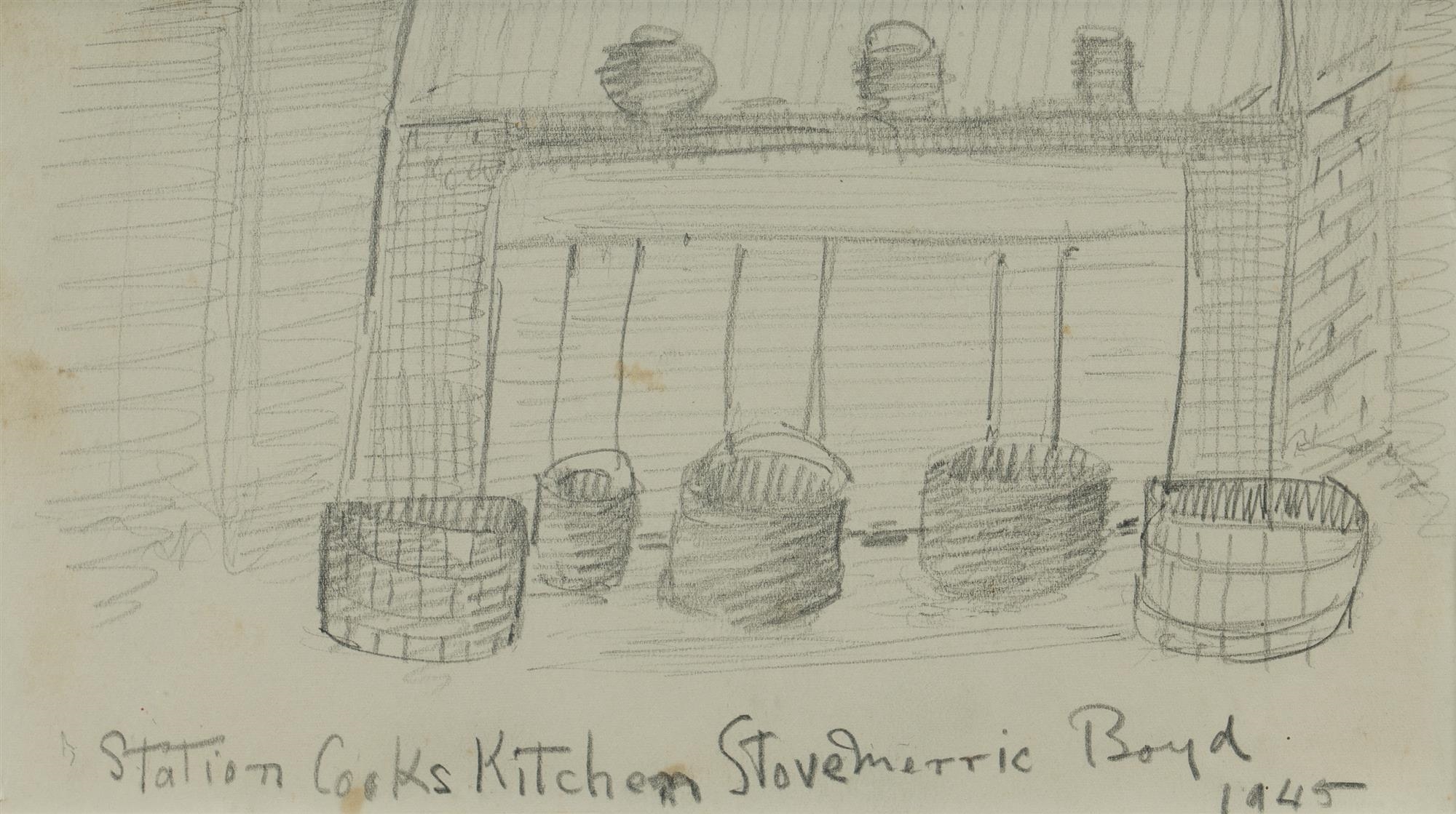 William Merric Boyd | 'Station Cooks Kitchen Stove (1945) | MutualArt