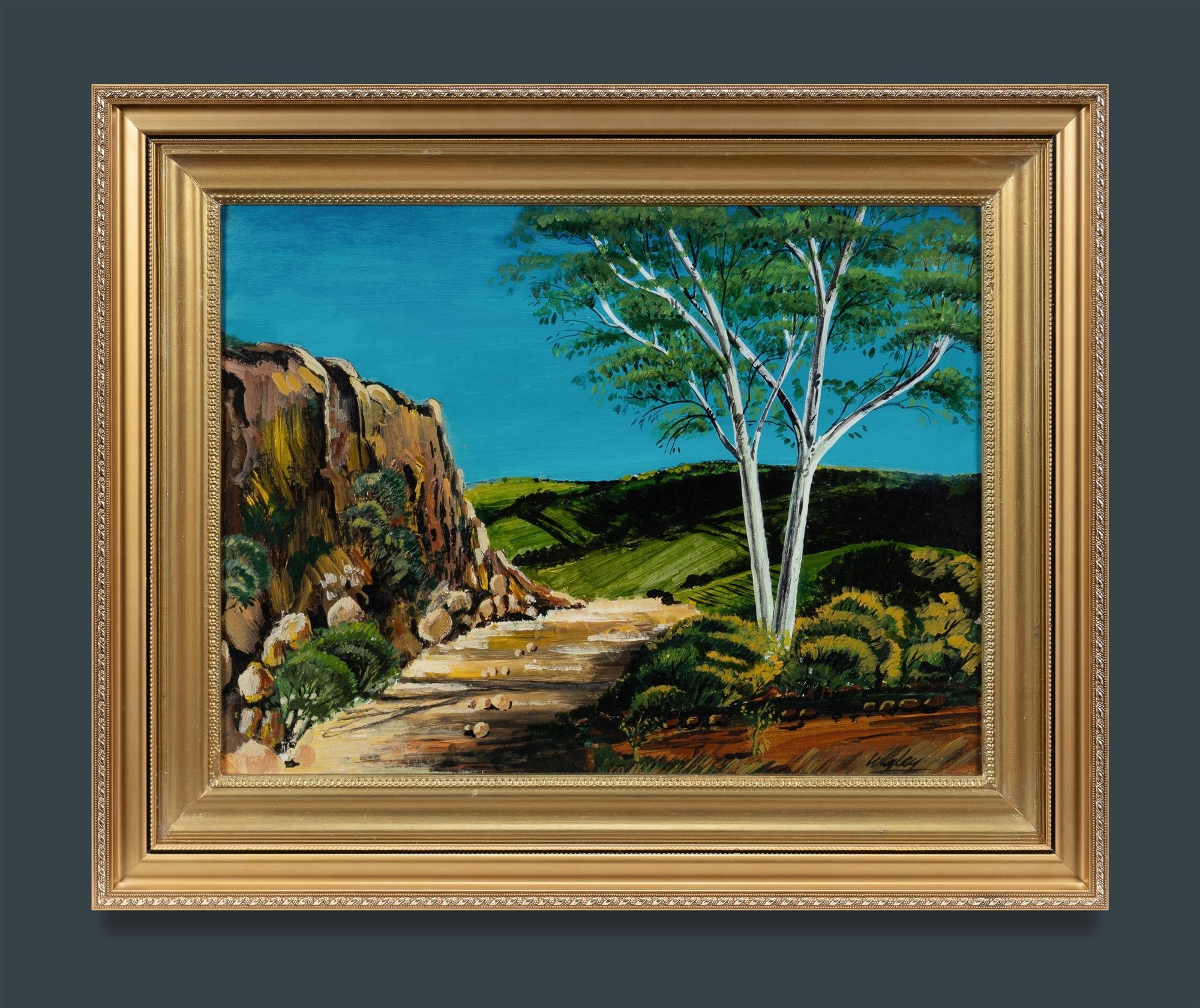 James Wigley | Landscape with Gum | MutualArt