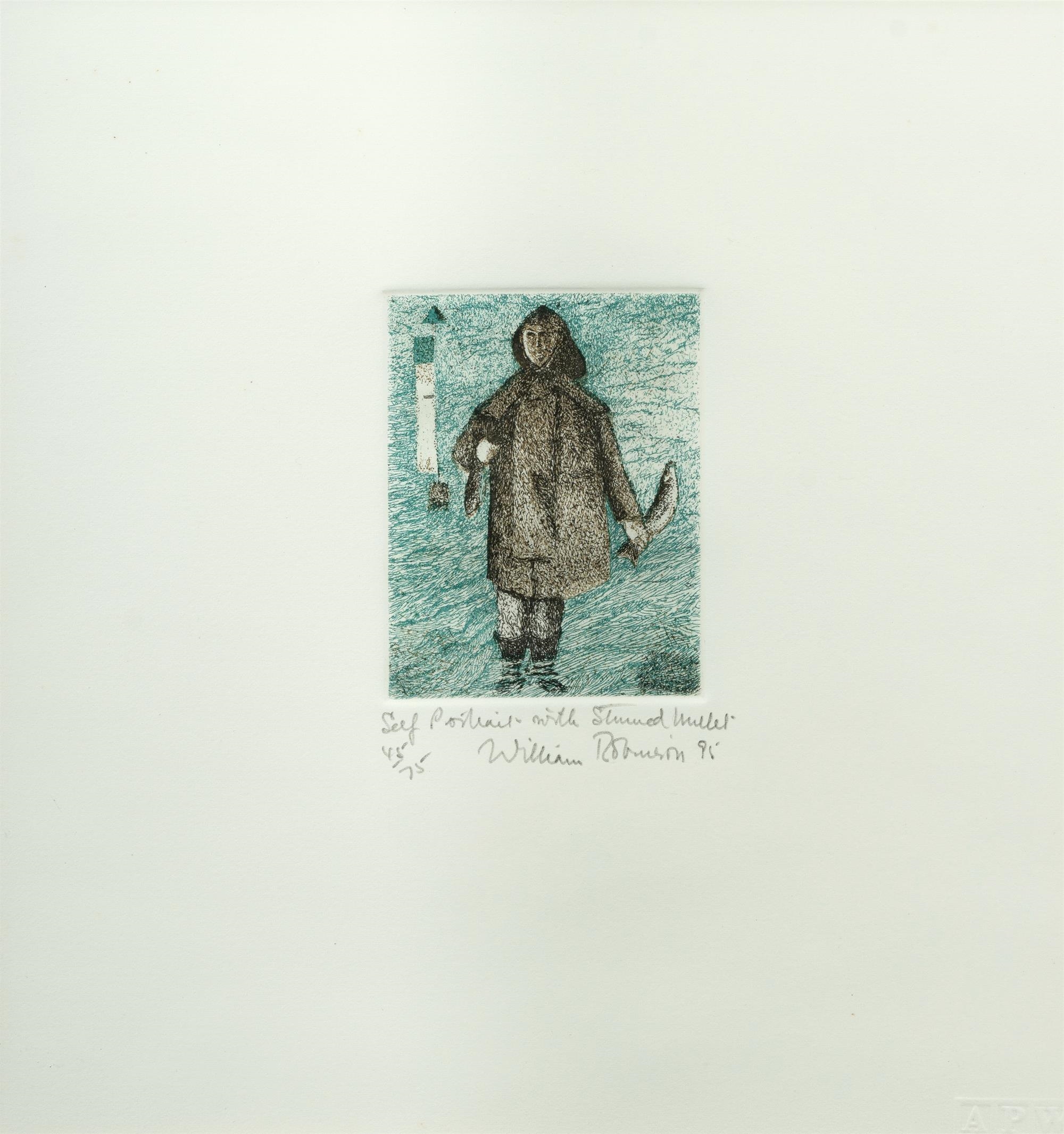 William Francis Robinson | 'Self Portrait with Stunned Mullet (1995 ...