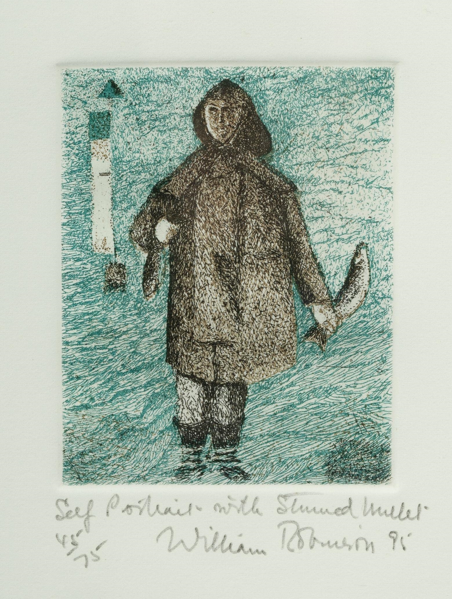 William Francis Robinson | 'Self Portrait with Stunned Mullet (1995 ...