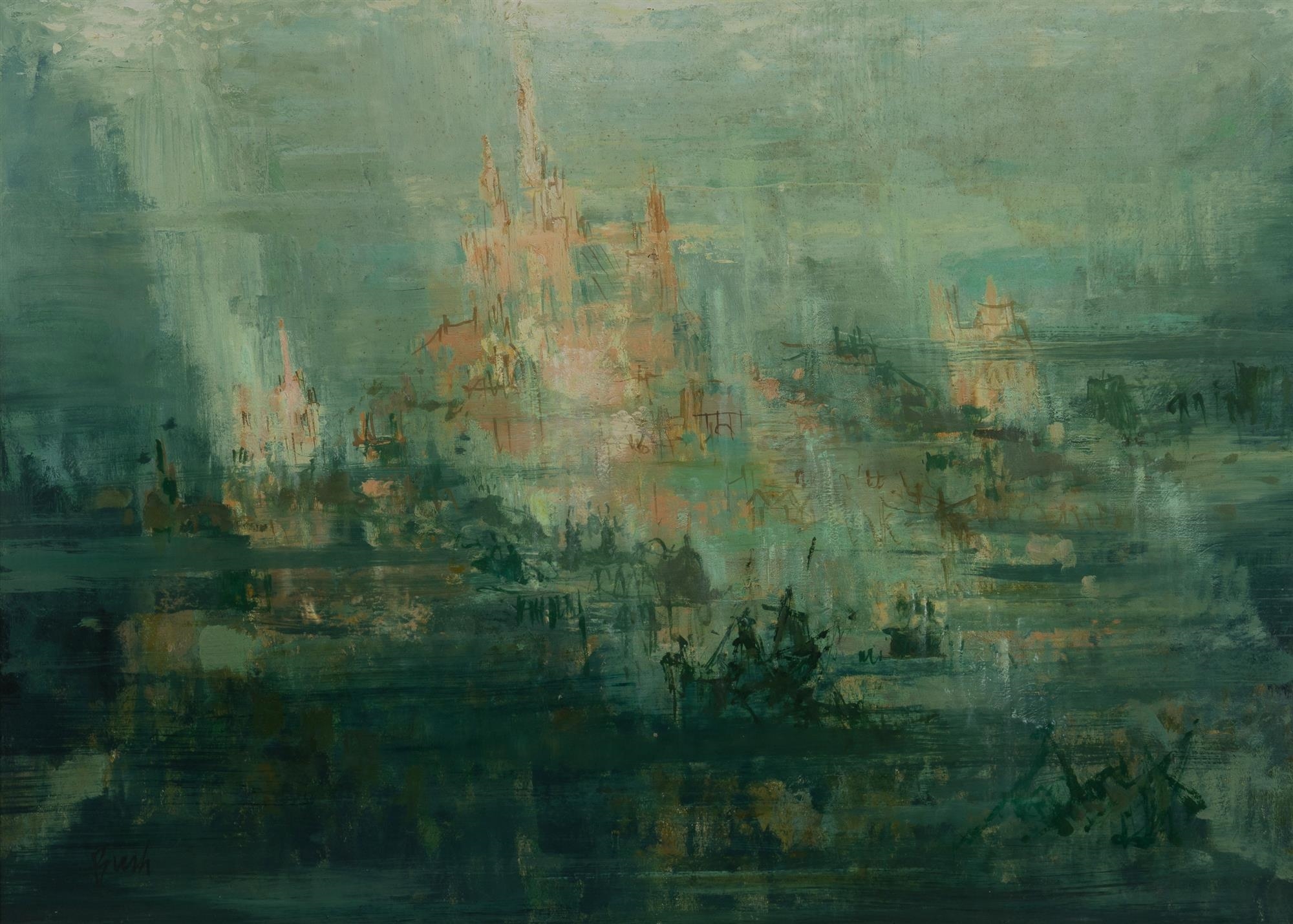 Charles Bush | 'The Submerged Cathedral' | MutualArt