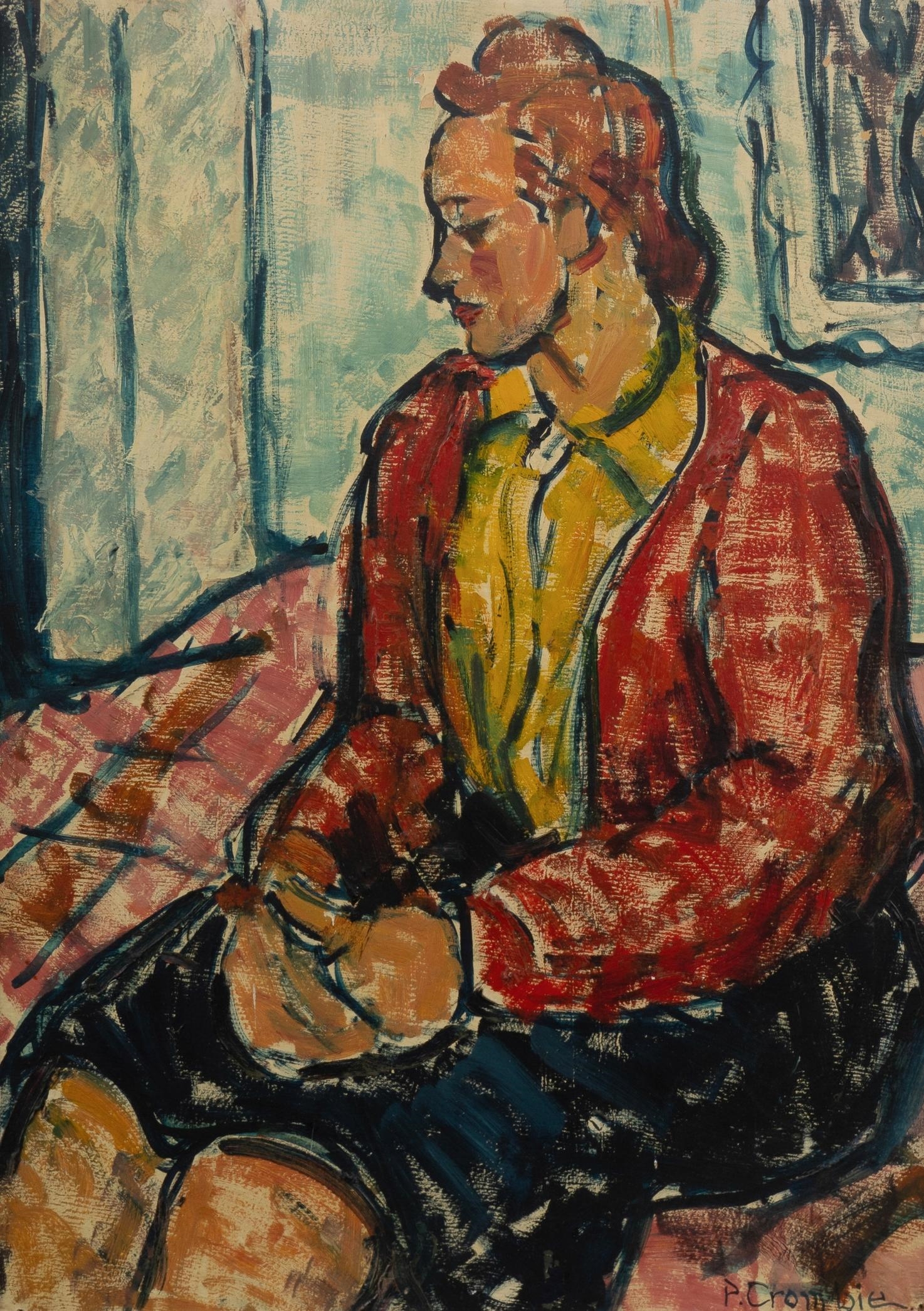 Peggy Crombie | Portrait of Hazel Upton (1948) | MutualArt