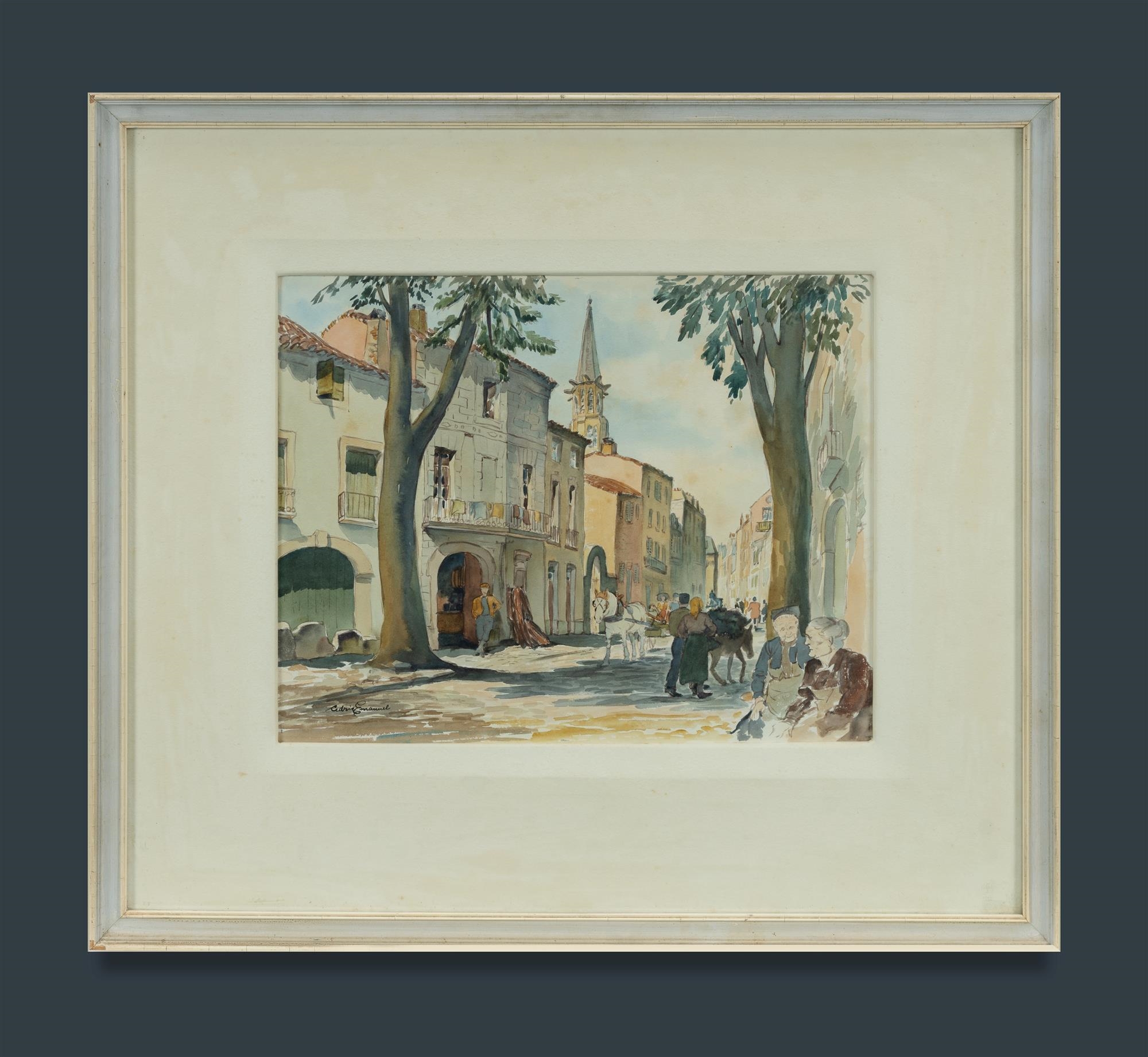 Cedric Emanuel | European Town Scene | MutualArt