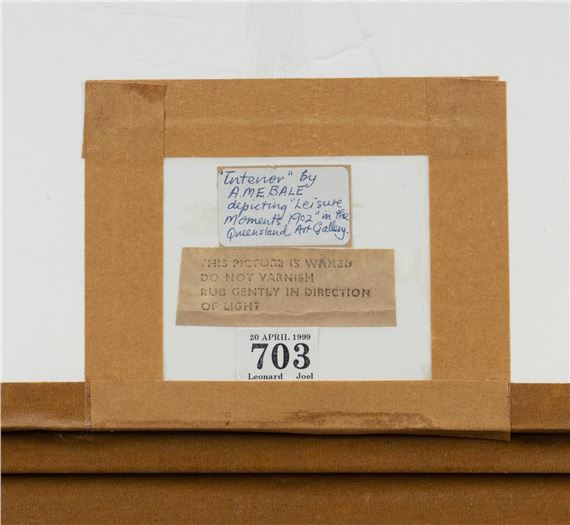 A.M.E. Bale | 'Interior' | MutualArt