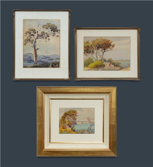 Frederick Parker Vize | Lone Gum in a Pastoral Landscape | MutualArt