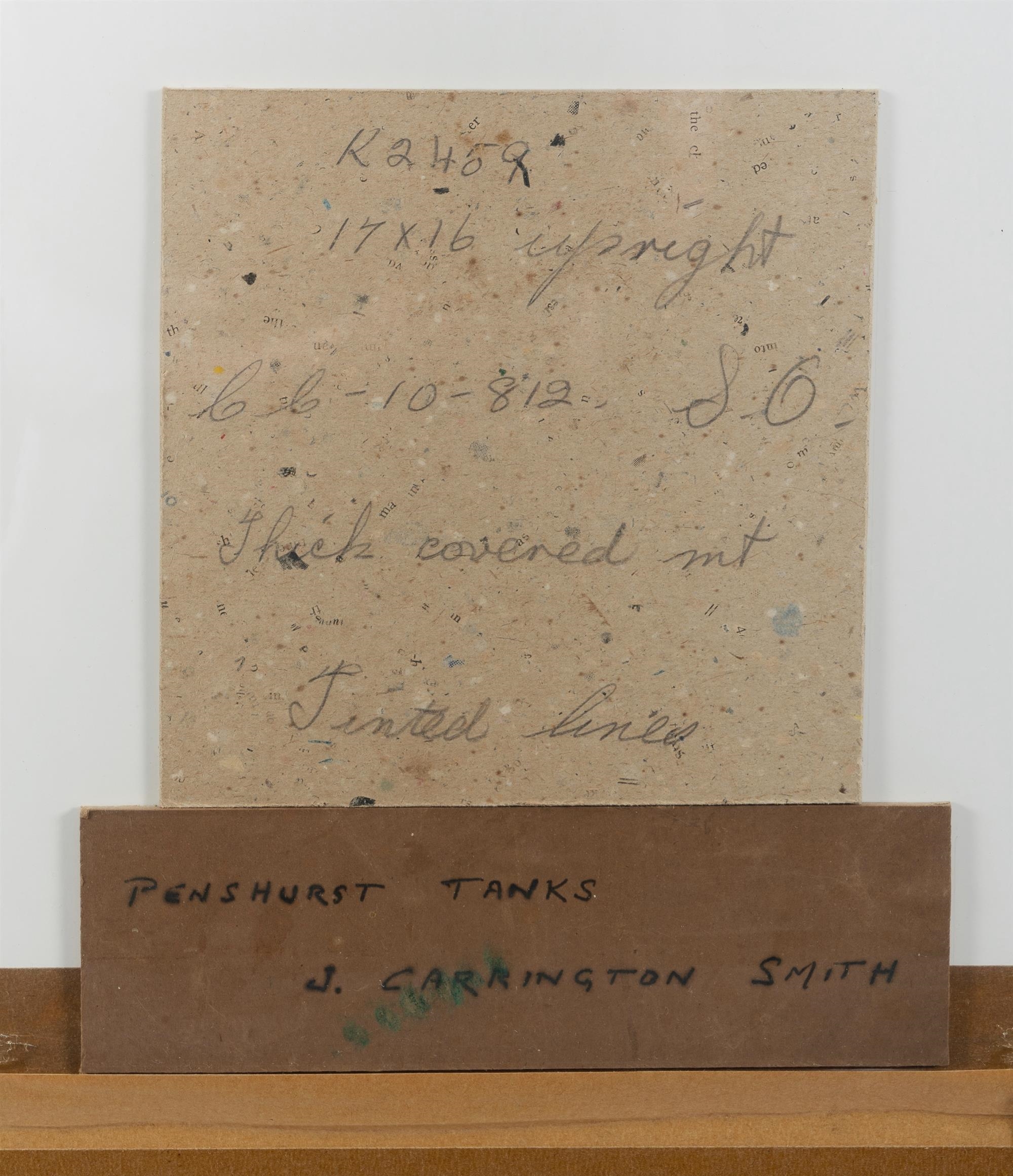 Jack Carington Smith | 'Penshurst Tanks [N.S.W.]' 1933. (1933) | MutualArt