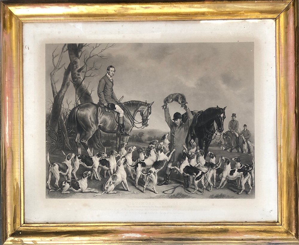 Thomas Lewis Atkinson | 'Lord Poltimore and Hounds' | MutualArt