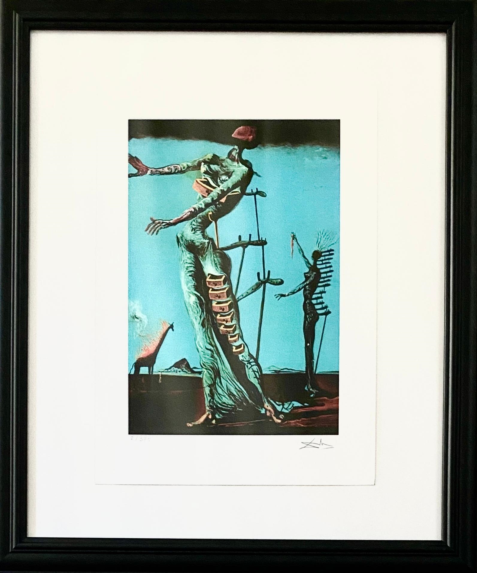 Salvador Dali Burning Giraffe Hitecera Surreal Salvador Dali Burning