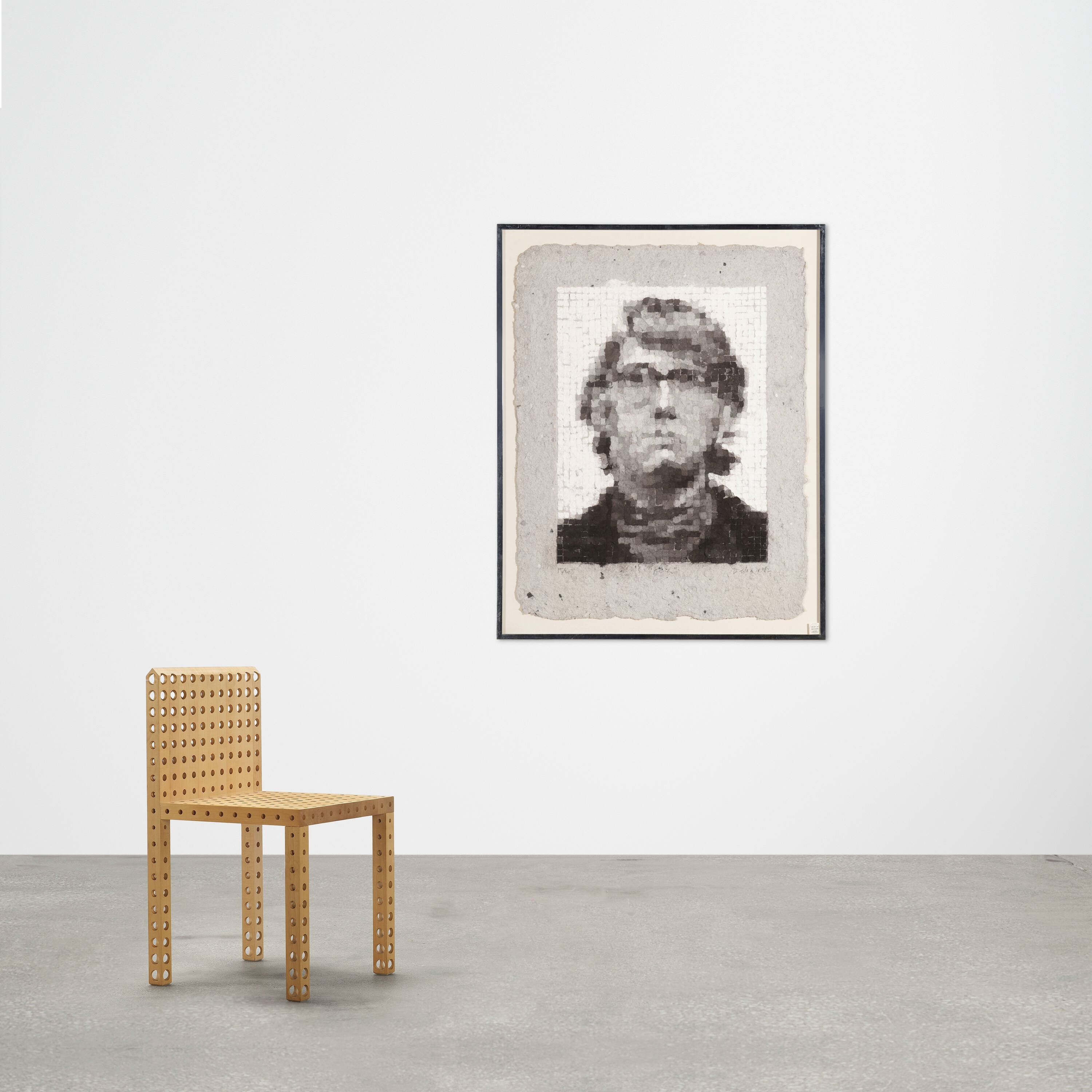 Chuck Close | Keith V / Manipulated (1981) | MutualArt