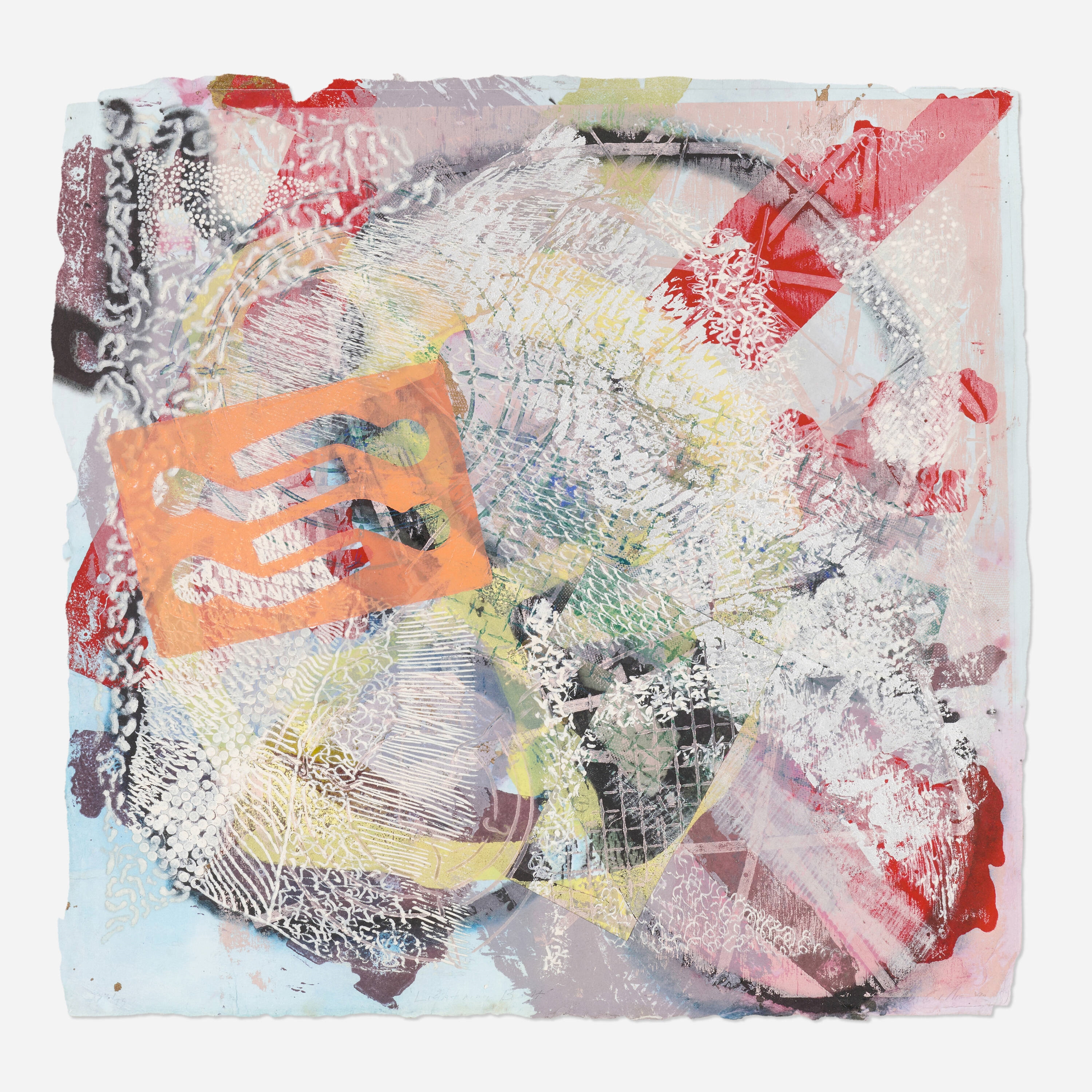 Sam Gilliam | Lightning Bolt (1992) | MutualArt