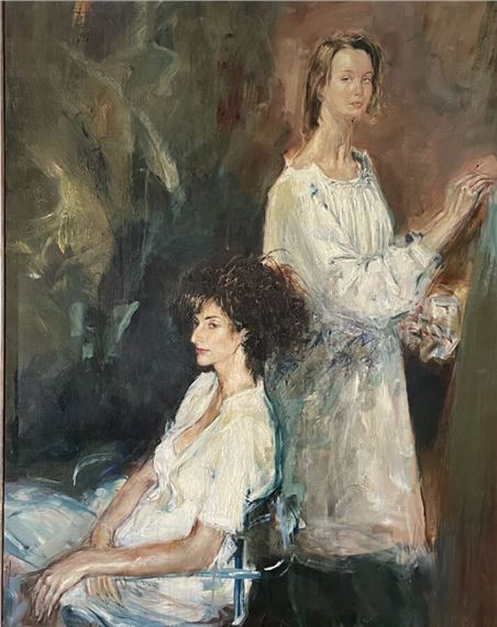 Jacques Pecnard | Déborah, atelier de peinture (2023) | MutualArt