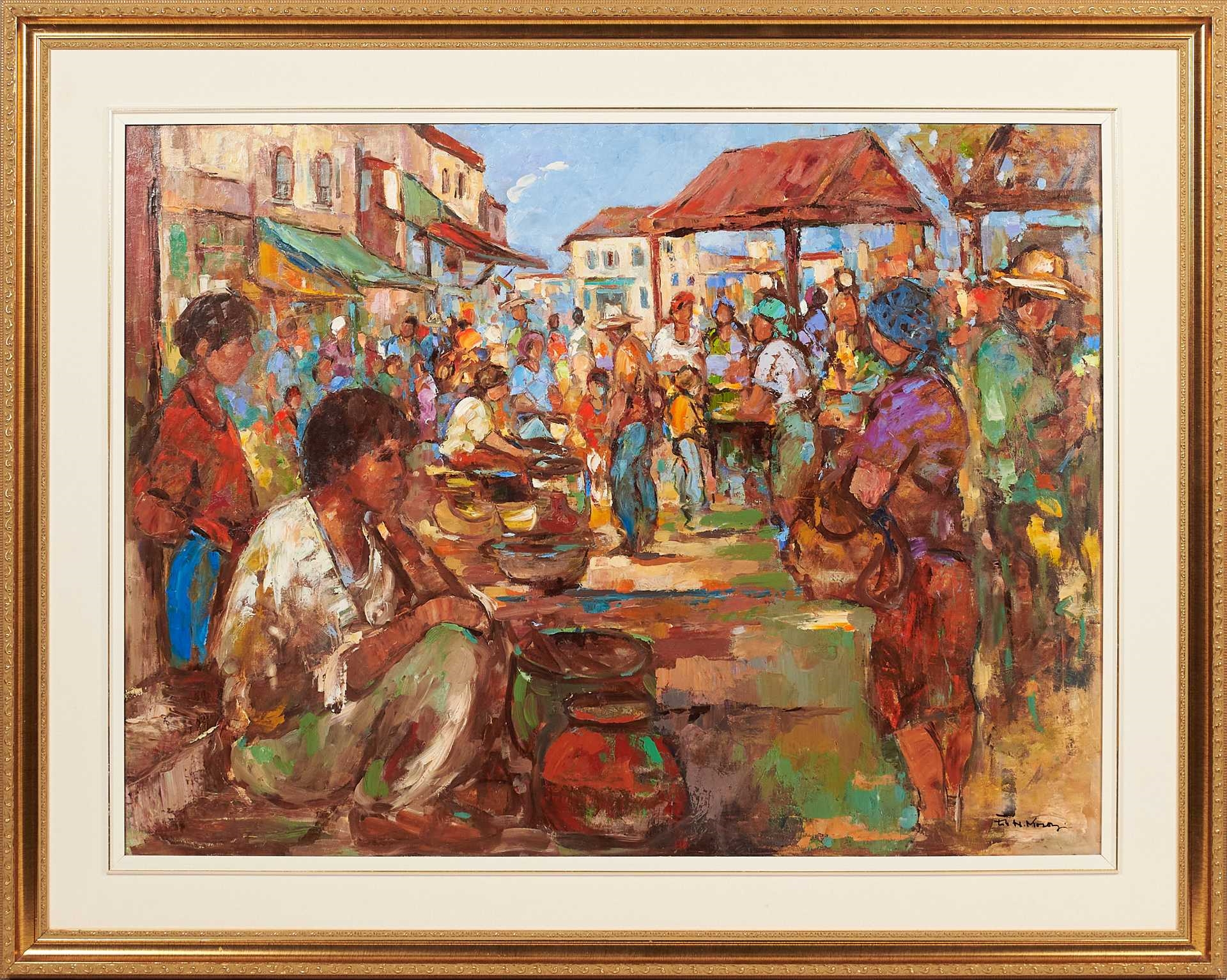 Eva N. Mosonyi | Marché en plein air | MutualArt