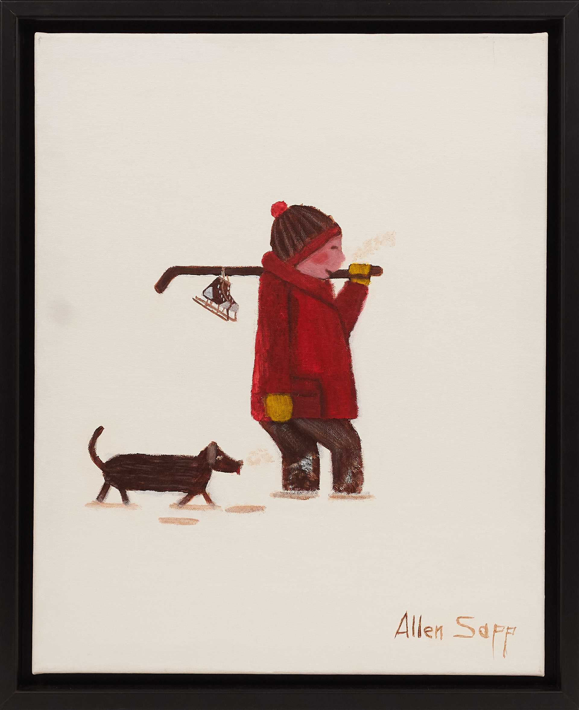 Allen Sapp | Vers la patinoire | MutualArt