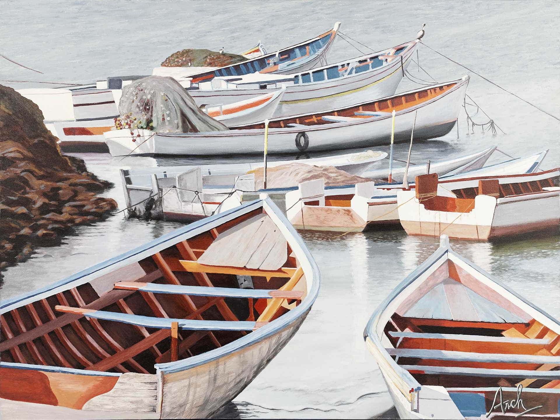 Charles Archambault | Barque sur la plage | MutualArt