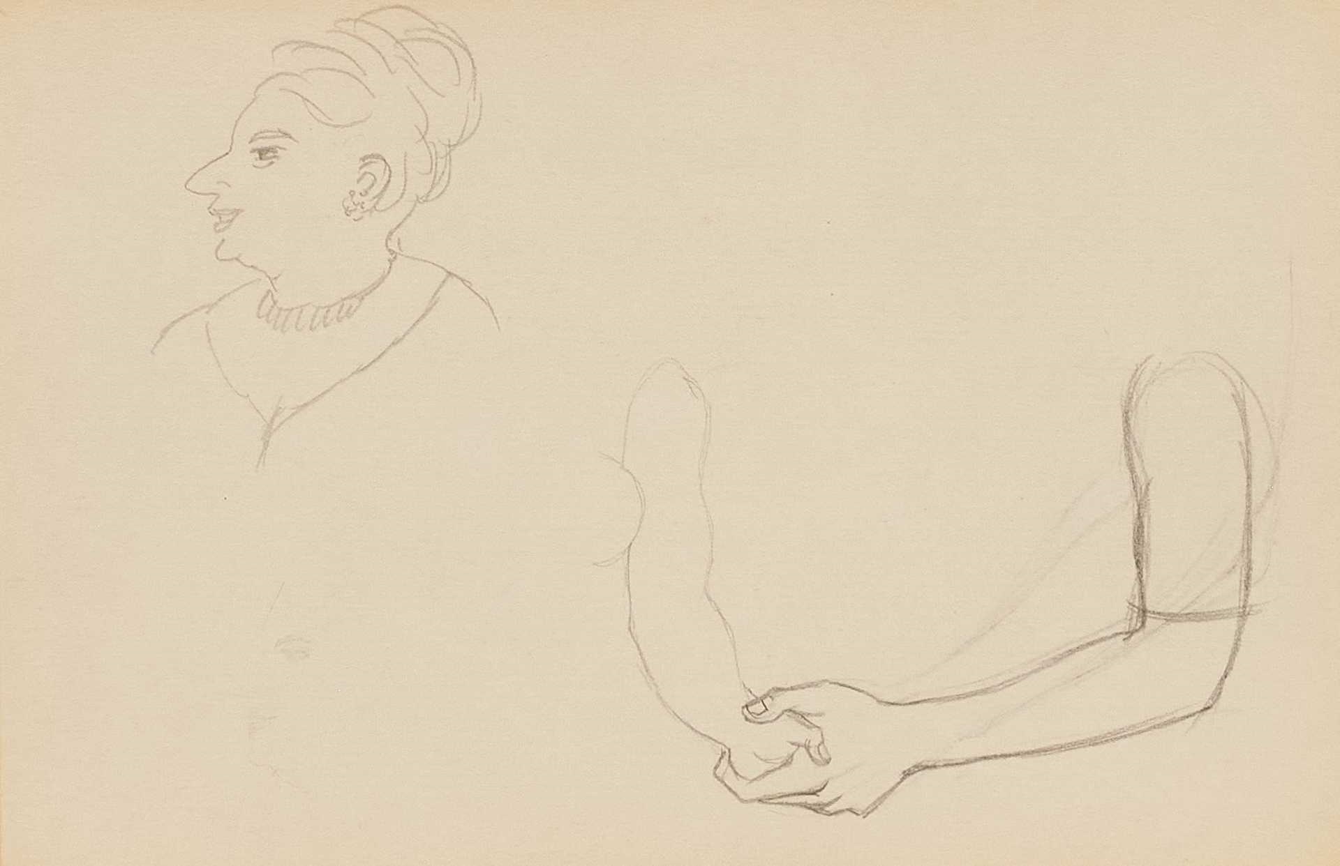 William Goodridge Roberts | Poignée de main / Handshake | MutualArt