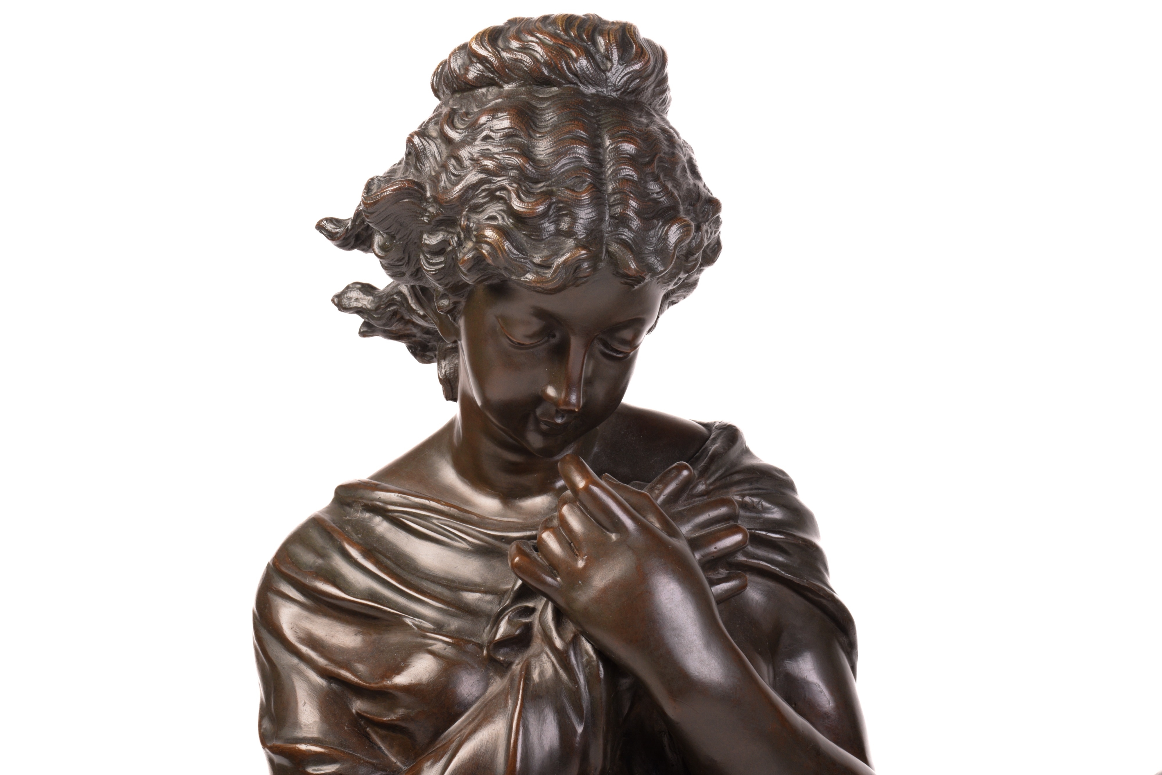 Étienne Alexandre Stella | a pair of allegorical figures depicting ...