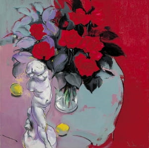 Minoru Hirota | Angels and flowers | MutualArt
