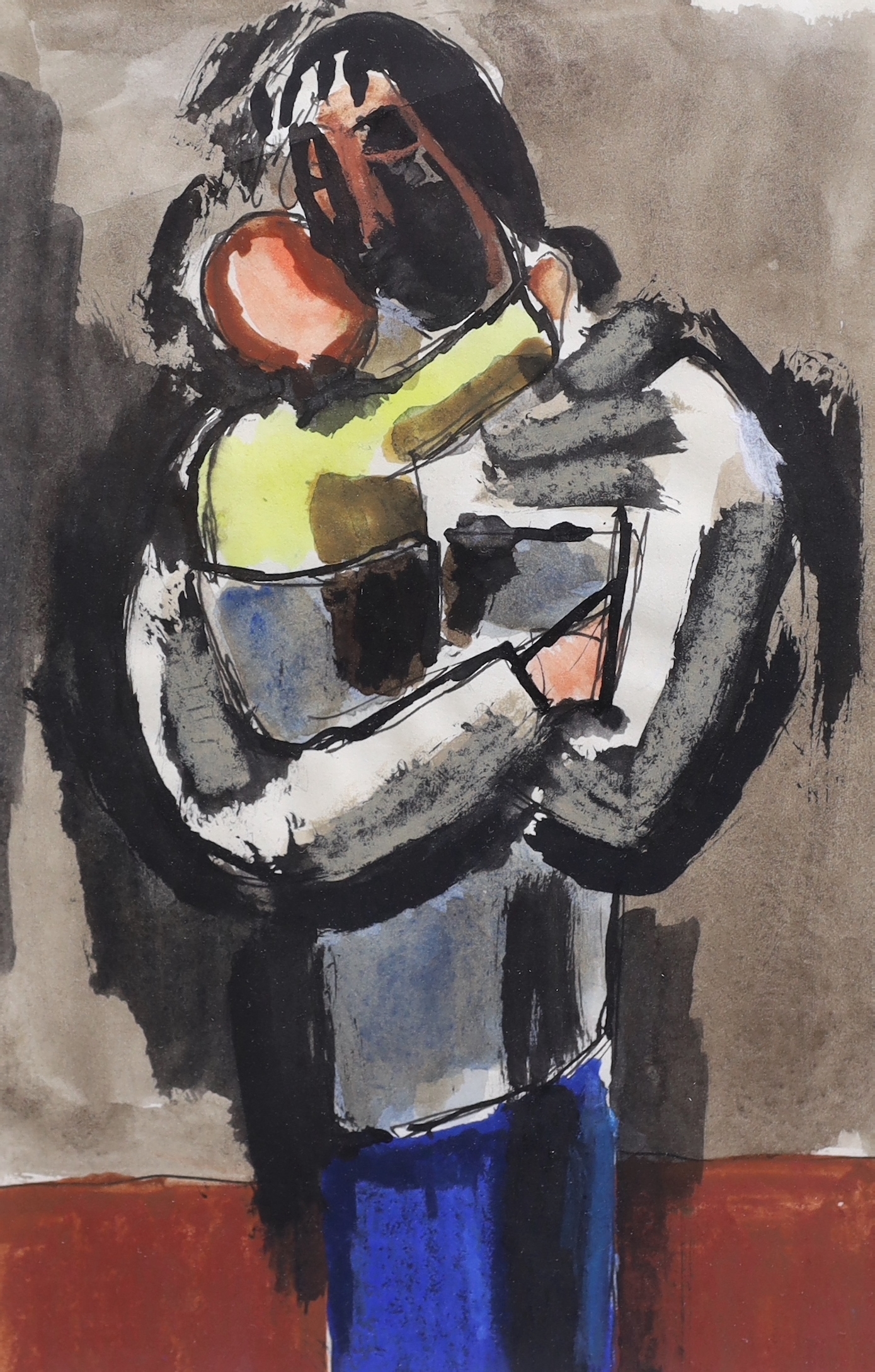 Josef Herman | Mother and child | MutualArt