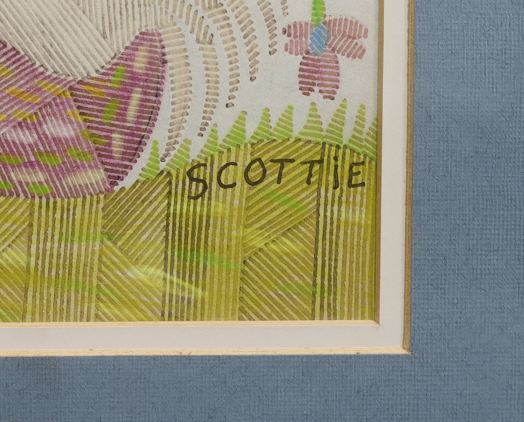 Scottie Wilson | Two birds and flowering tree | MutualArt